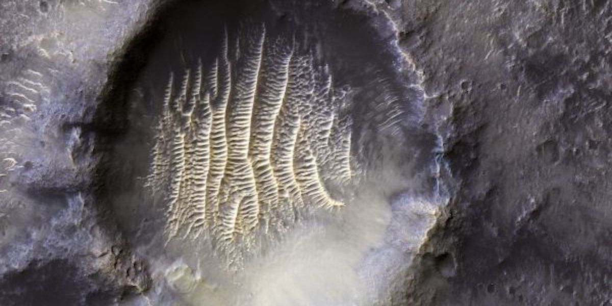 What Is The Giant 'Fingerprint' NASA Photographed On Mars?