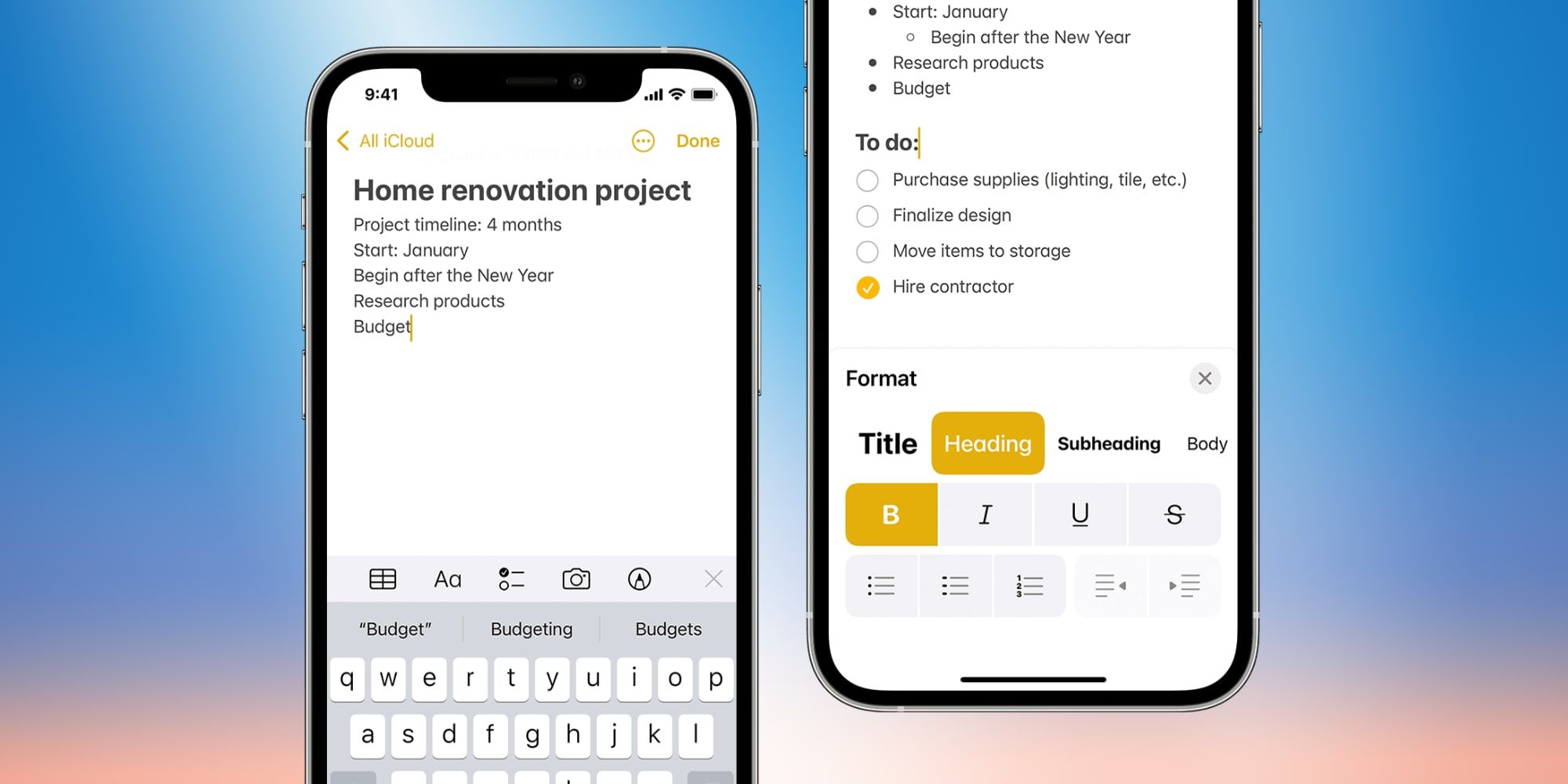 How To Style & Format Text In The iPhone's Notes App