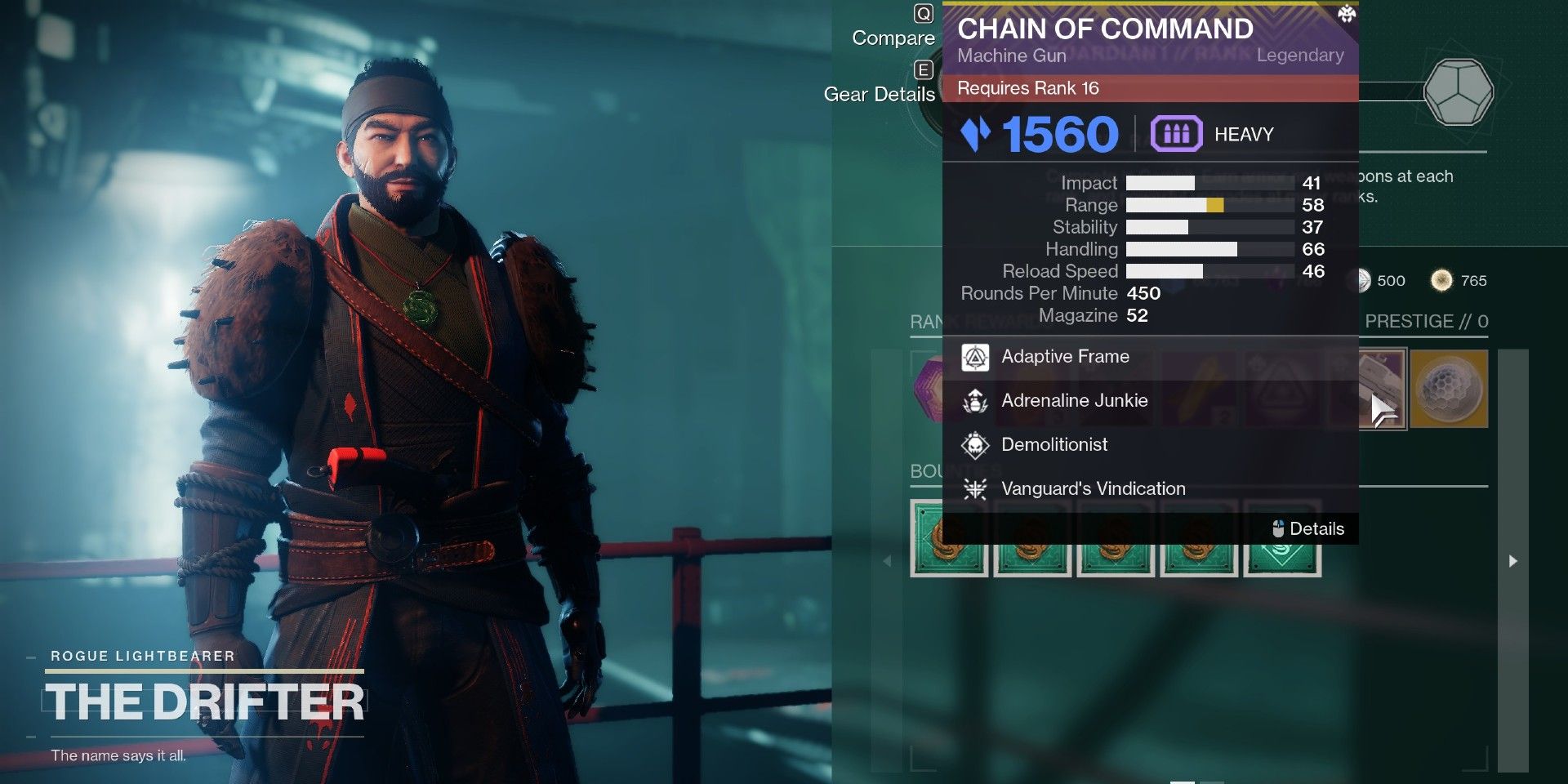 Destiny 2: How To Get The Chain Of Command Machine Gun