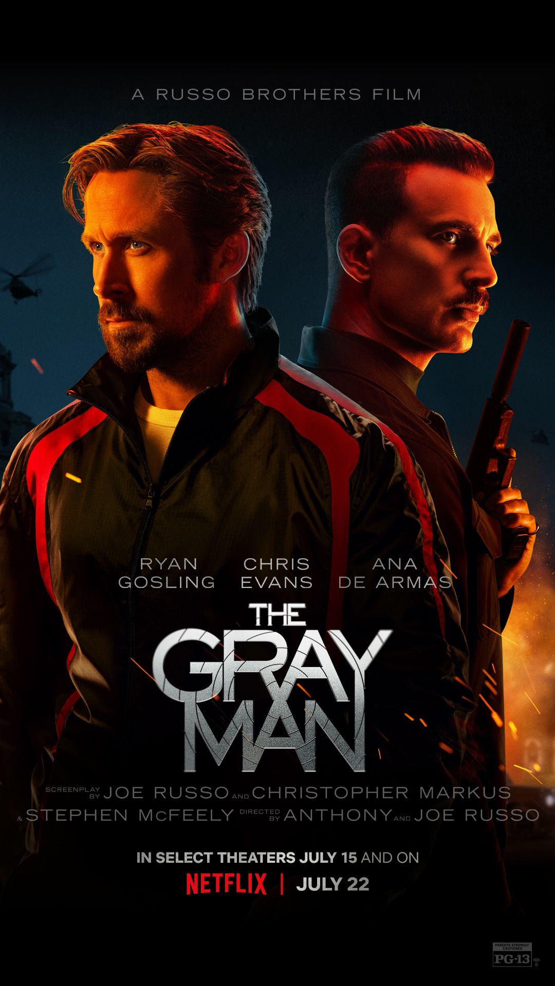Chris Evans Hunts Ryan Gosling In Netflix's The Gray Man Movie Trailer