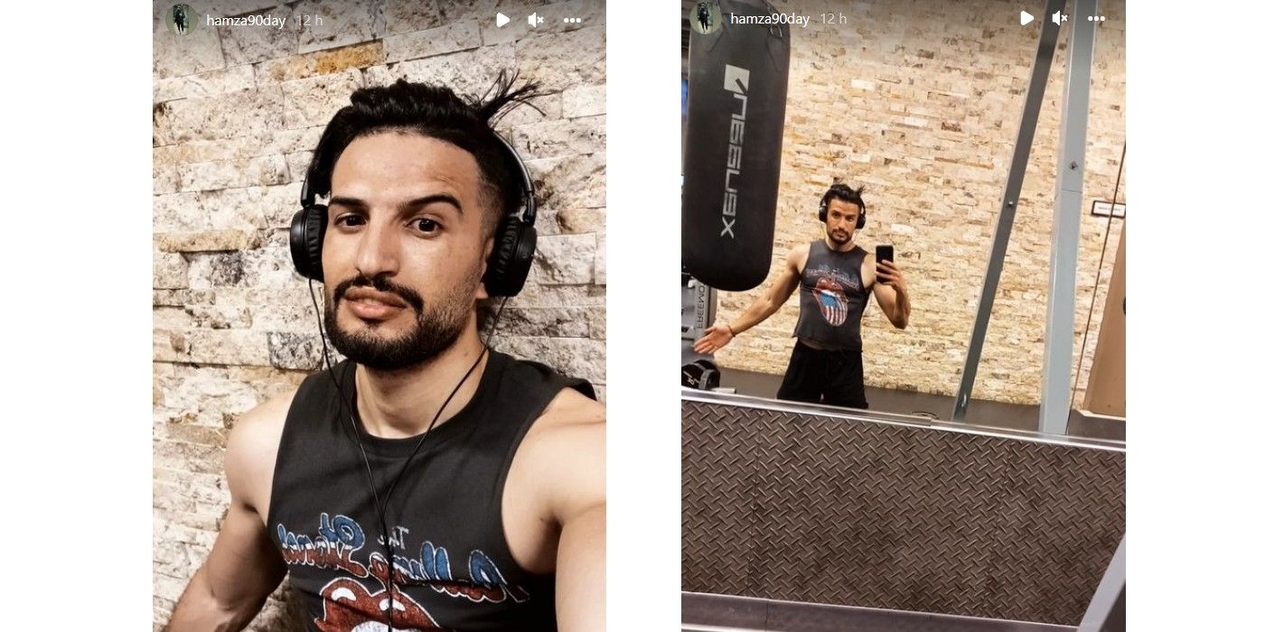 90 Day Fiancé: Hamza Posts Gym Thirst Trap Selfie After Weight Loss