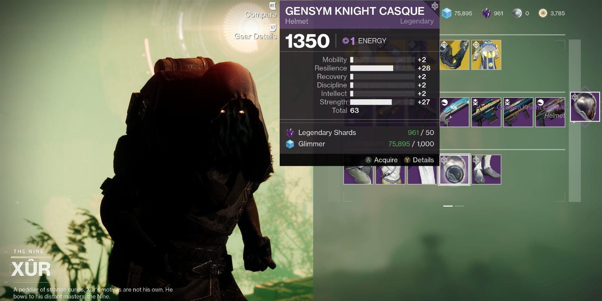 Destiny 2: Xur Location and Exotic Items (June 17 - June 20)