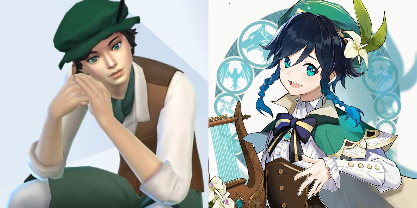 Genshin Impact Characters As Sims 4 Avatars