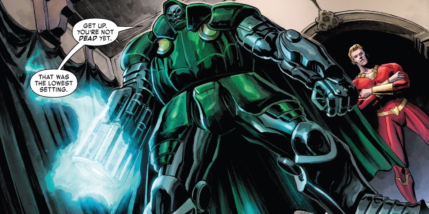 Doctor Doom Unveils A Brand New Version of 'Hulkbuster Armor'