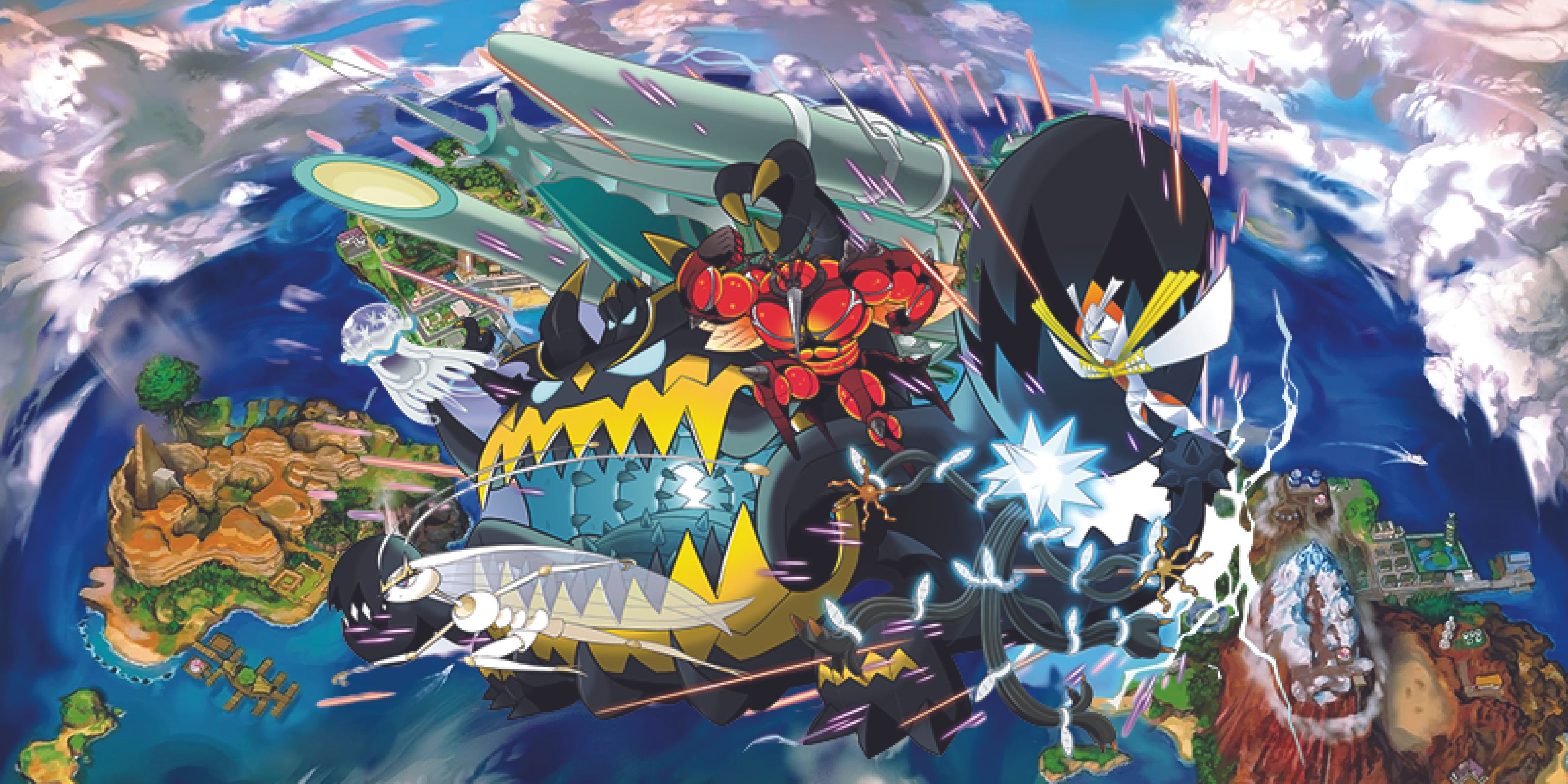 Pokemon Ultra Beast Screensaver Celesteela UB, Bamboo, Beast, Flying,