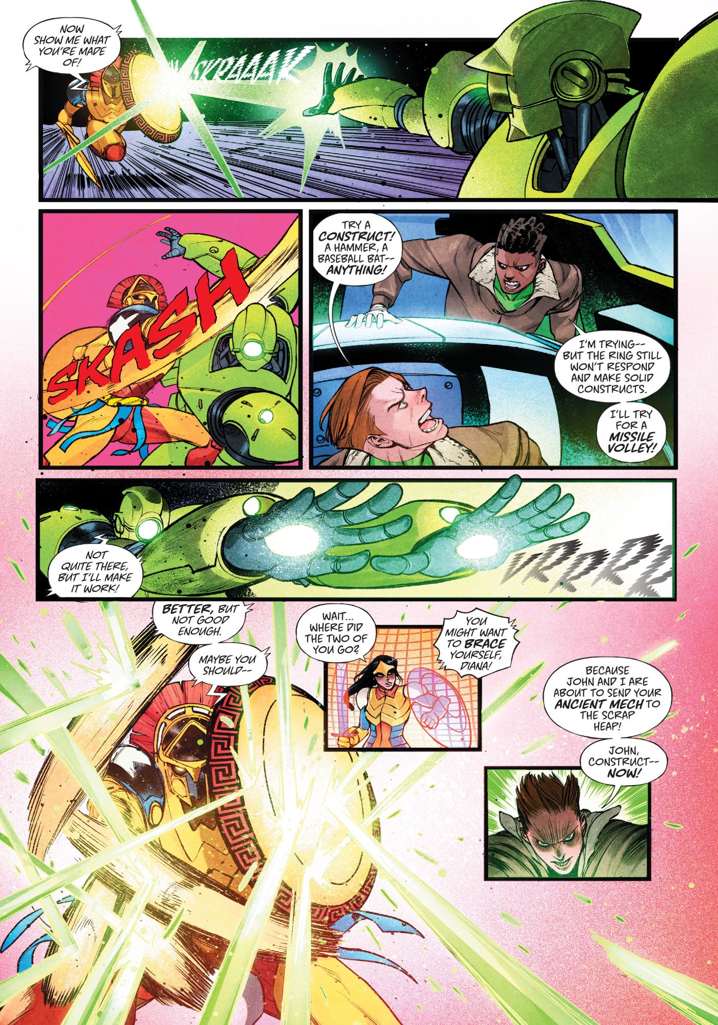 Green Lantern's Giant Ring-Powered Mech is Officially Revealed