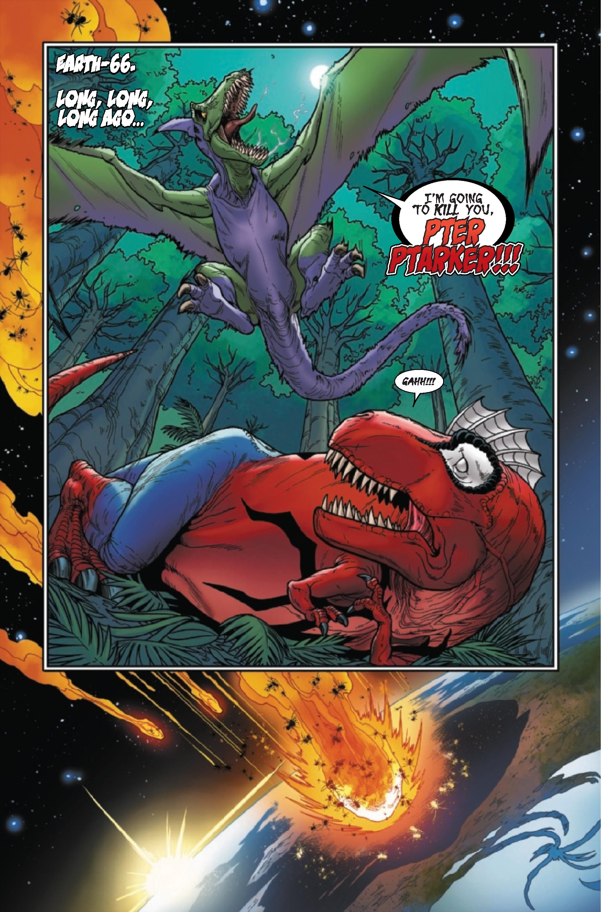 Spider-Man Just Stole the Justice League's Dinosaur Redesign