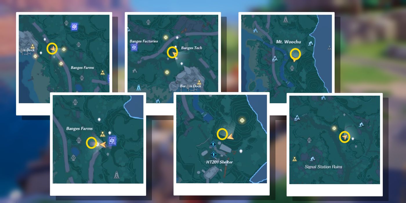 Tower Of Fantasy: All Region Scenic Point Locations In Banges