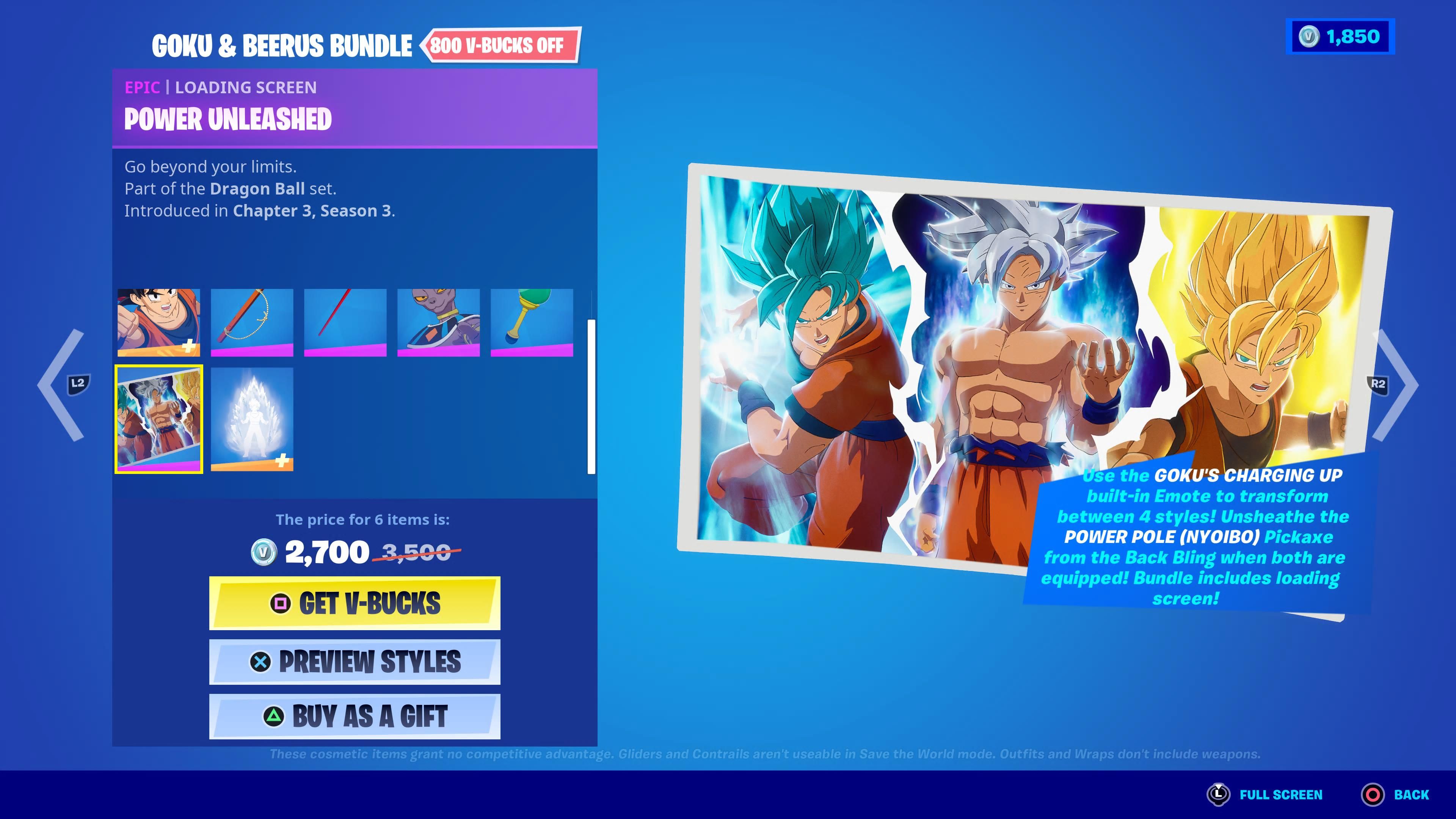 How to Unlock All Dragon Ball Character Skins in Fortnite