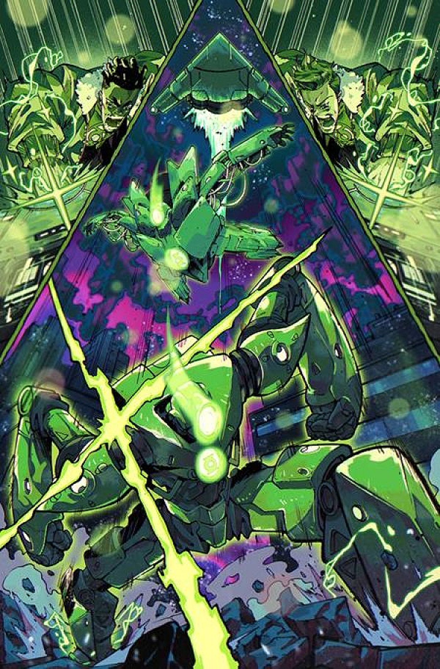 Green Lantern's New Armor Is an Epic Pacific Rim Tribute
