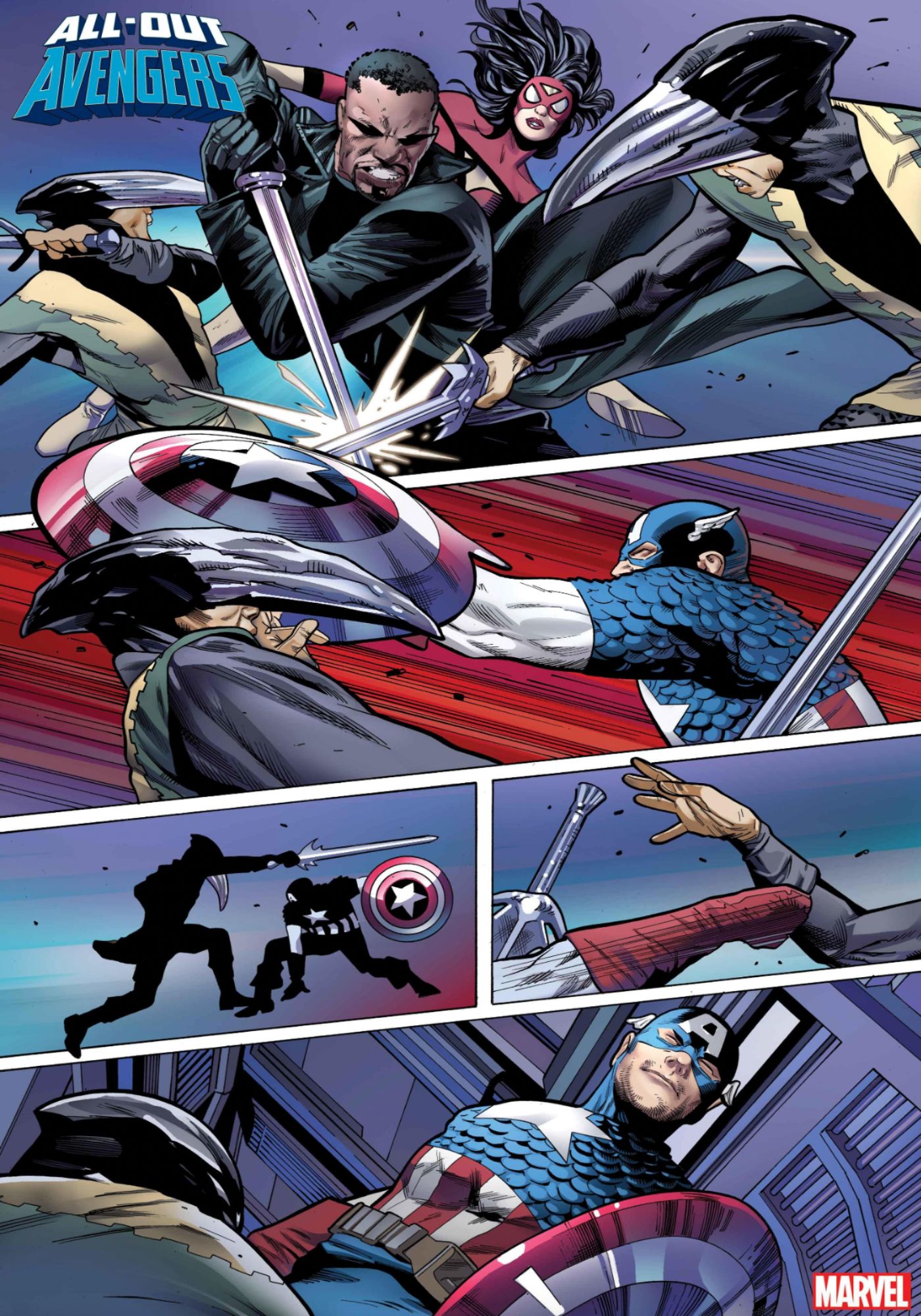 Captain Marvel Gets Claws, Dr. Doom Wields Mjolnir In New Avengers Team