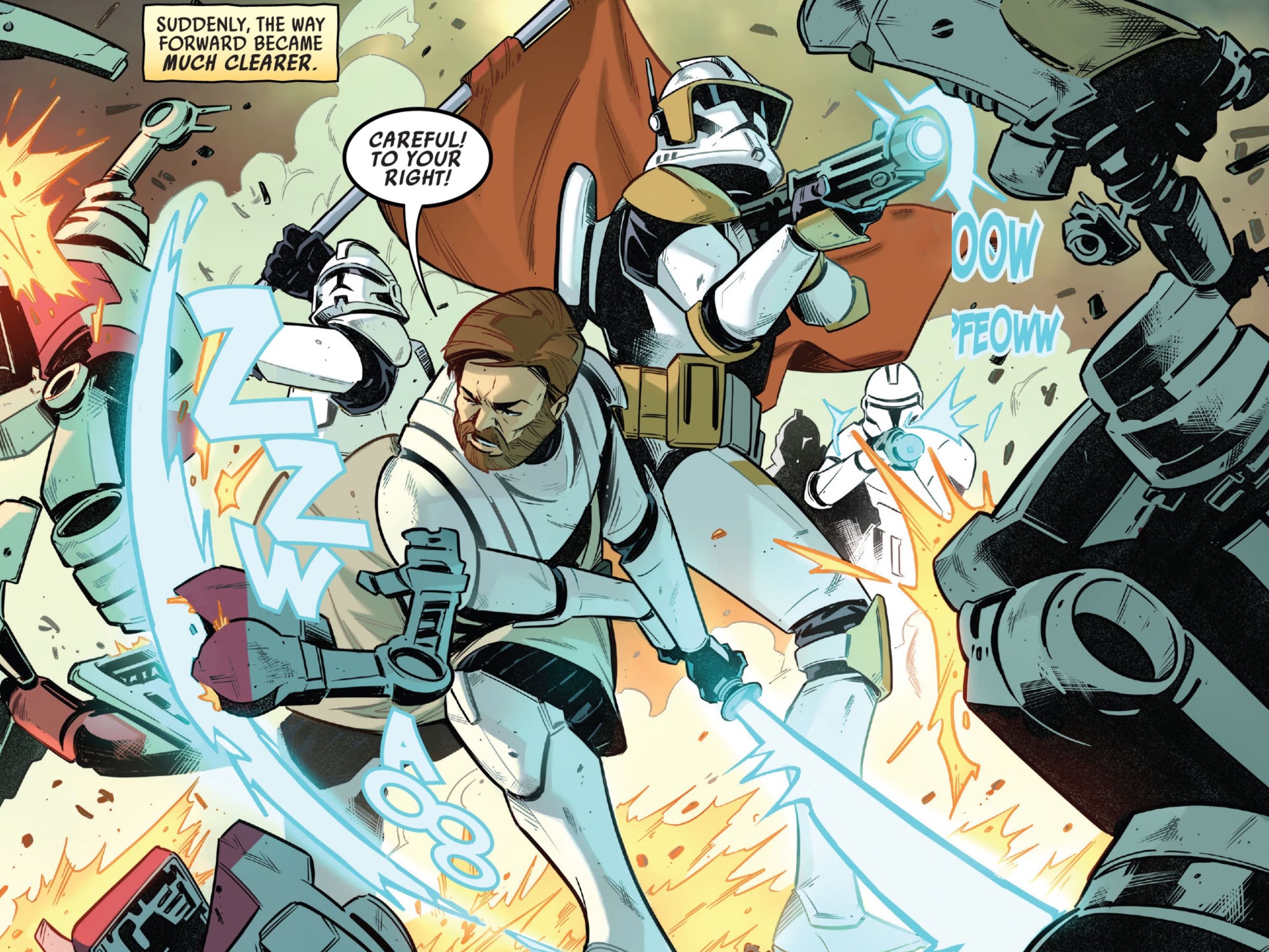 Star Wars Reveals Obi-Wan's First Major Battle With Commander Cody