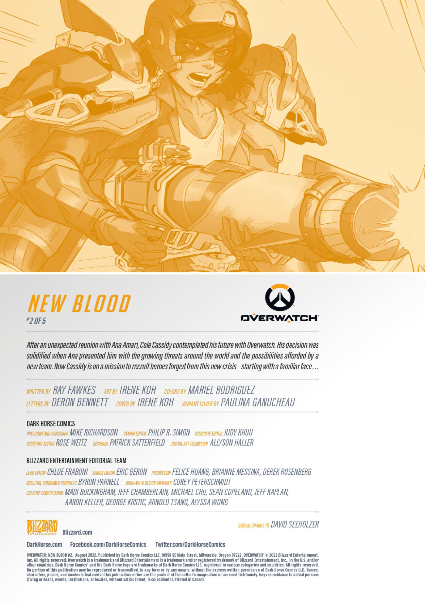 Preview of Overwatch: New Blood #2 (EXCLUSIVE)