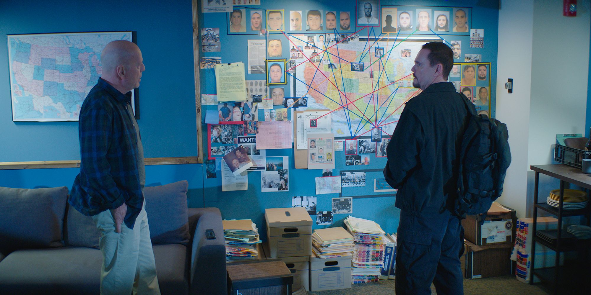 Kevin Dillon Makes Trouble For Bruce Willis In Wire Room [EXCLUSIVE CLIP]