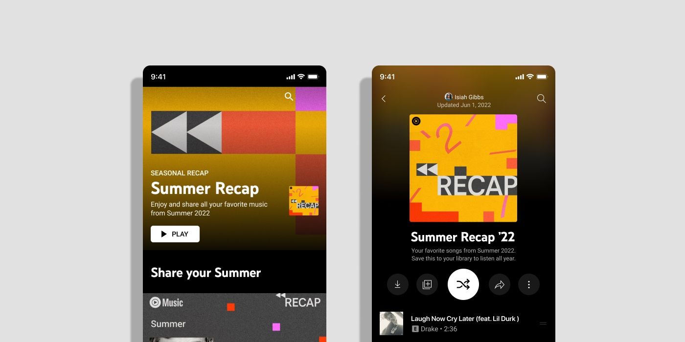YouTube Music's Summer Recap Is Now Here And Ready For You To Share