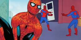 Spider Man Cosplayers Recreate The Iconic Pointing Meme At SDCC