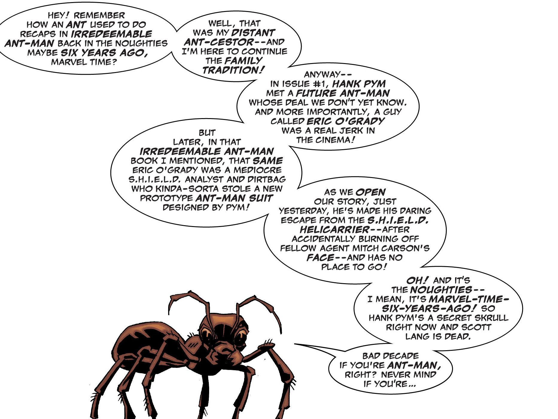 Even Ant-Man's Ants Know Marvel's Sliding Time Scale Is Ridiculous