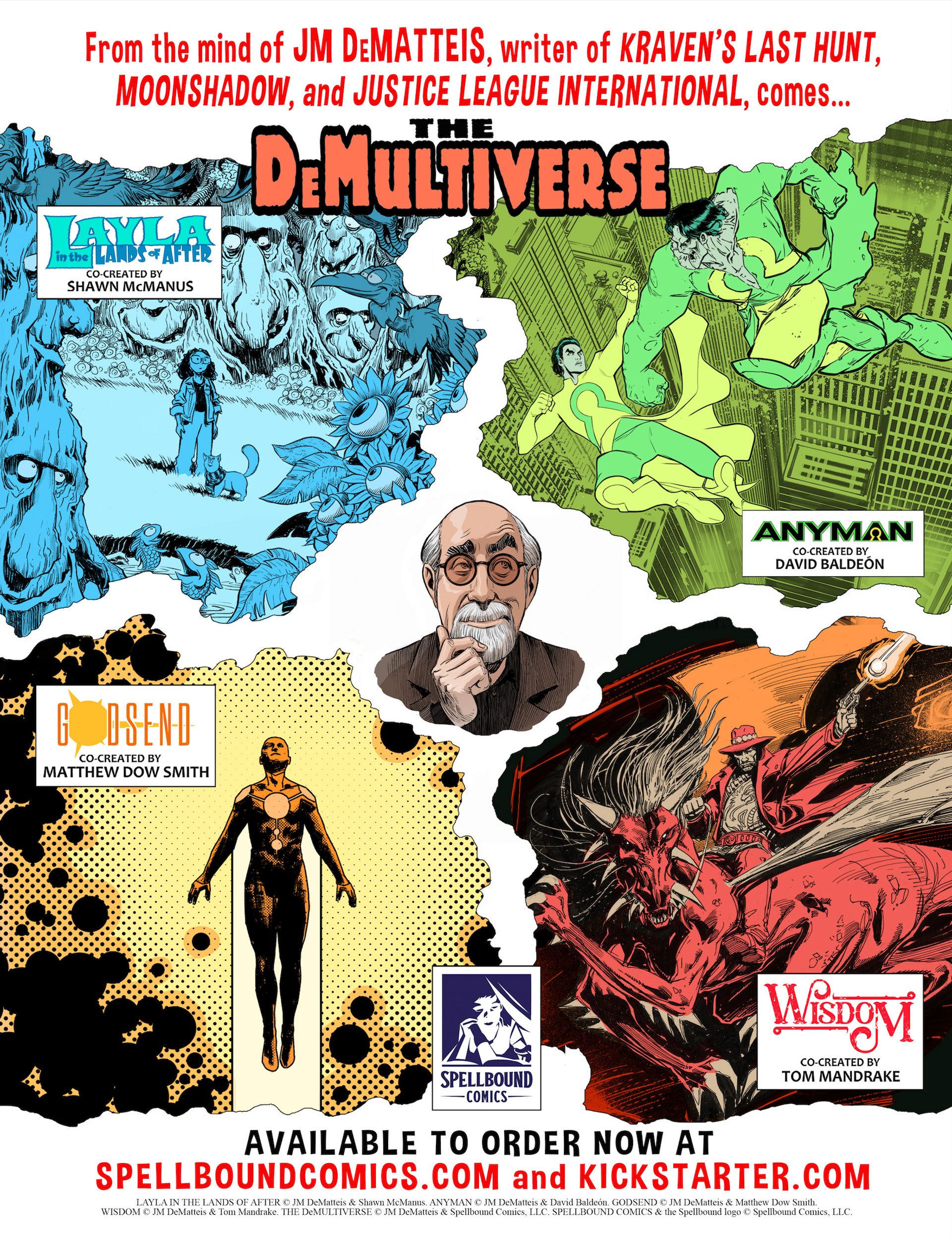 Comics Legend JM DeMatteis Partners with Spellbound to Launch the ...