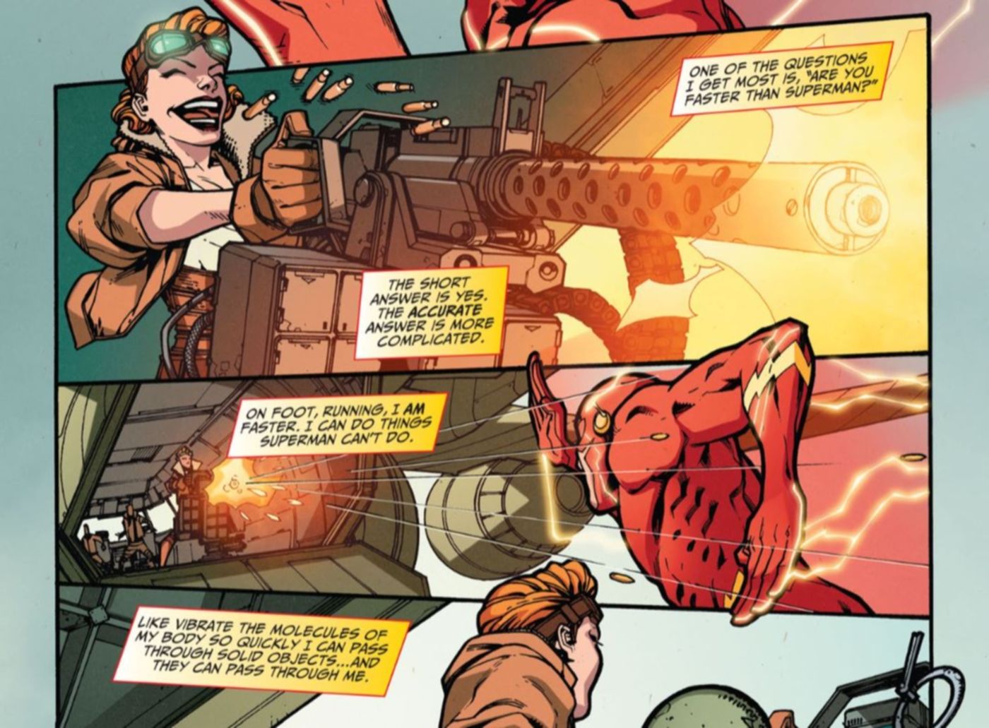 Flash Explains Why He's Faster Than Superman (& Always Will Be)