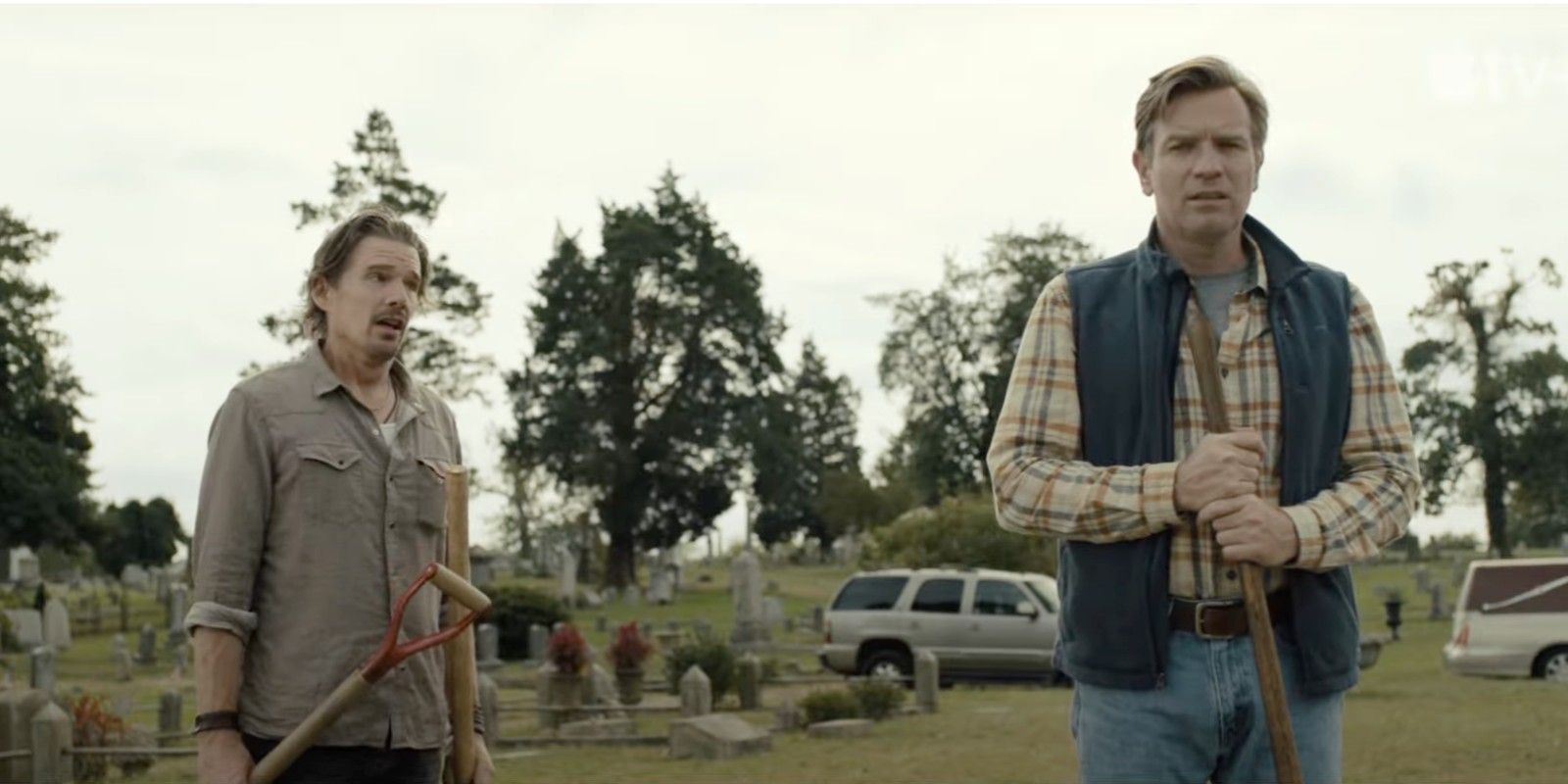 McGregor & Hawke Dig Their Father's Grave In Raymond & Ray Trailer