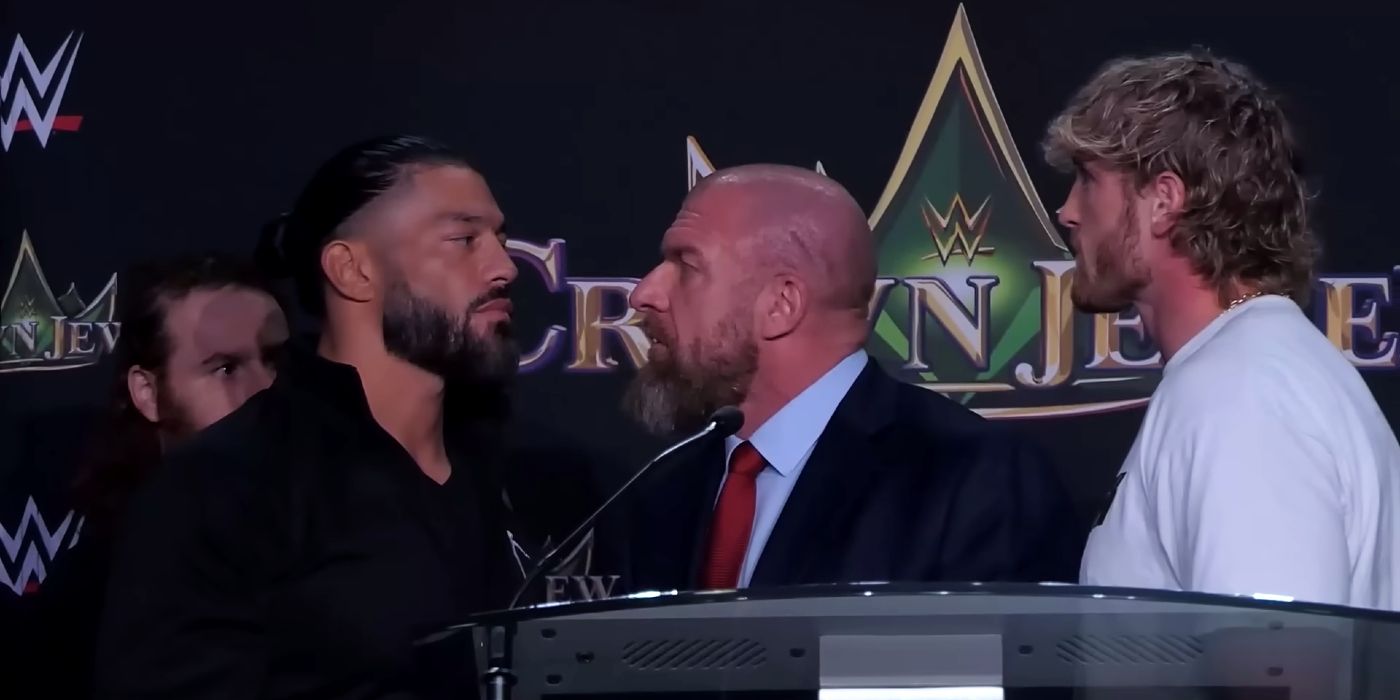 Why WWE Booked Roman Reigns Vs. Logan Paul At Crown Jewel