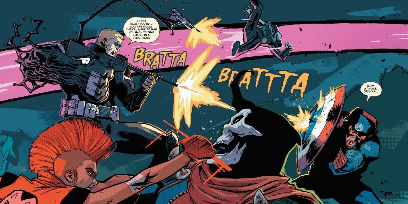 Venom's Powers Are Giving Him Enough Firepower to Make Punisher Jealous