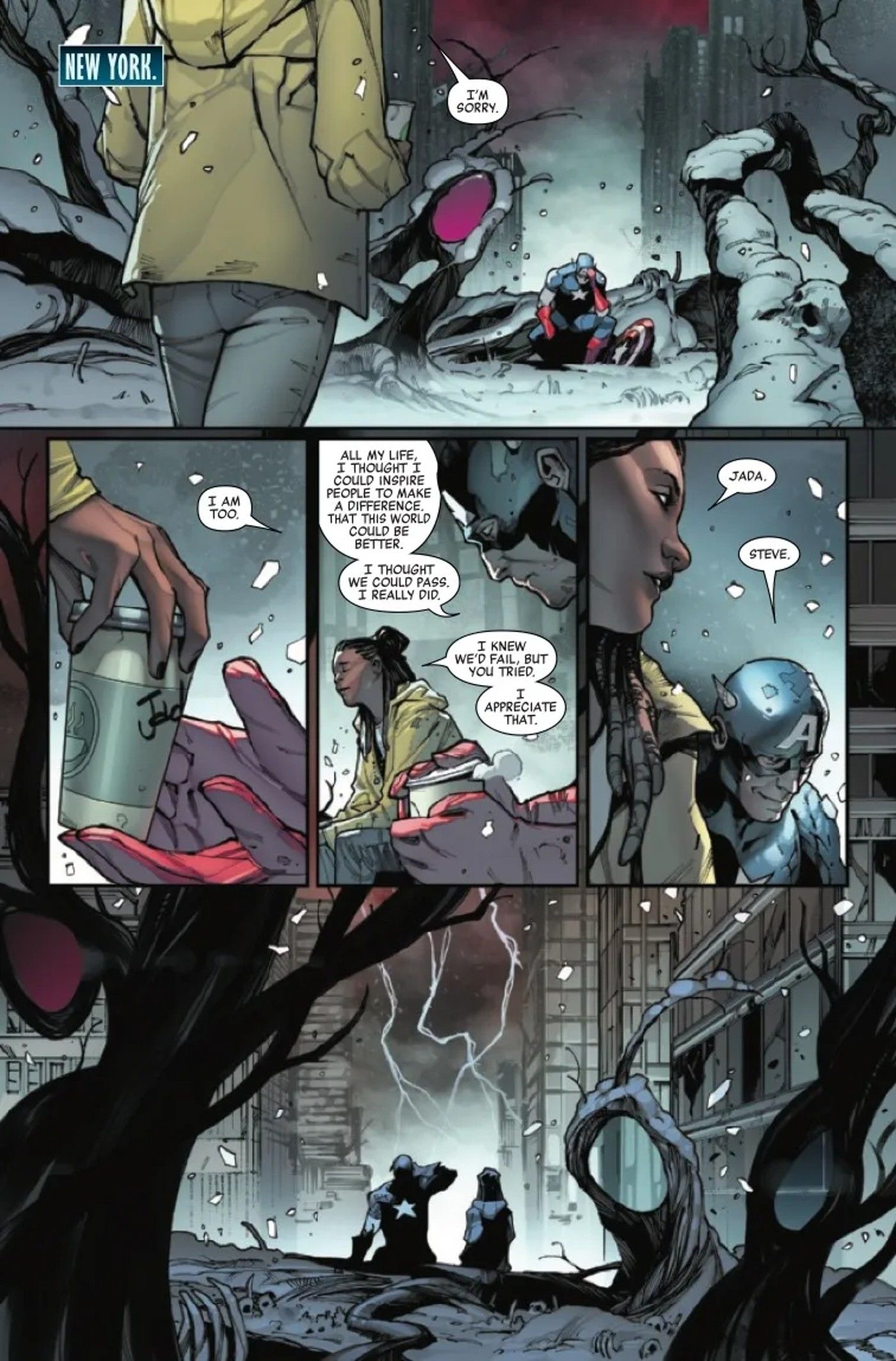 Captain America & Nightcrawler Unite to Take Down a Celestial