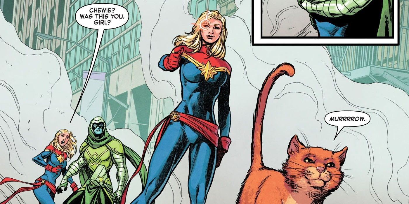 Captain Marvel's Cat Sets Up a Genius Judgment Day Twist Ending