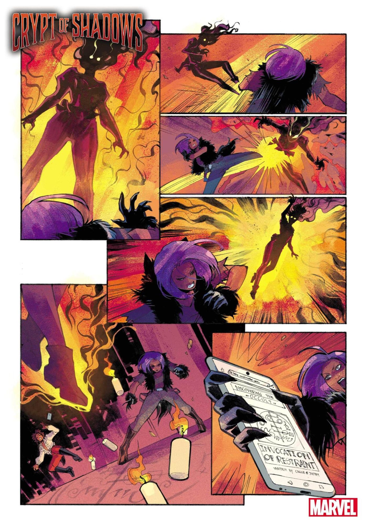 Wolverine Gets Fiery Form To Take on Man-Thing