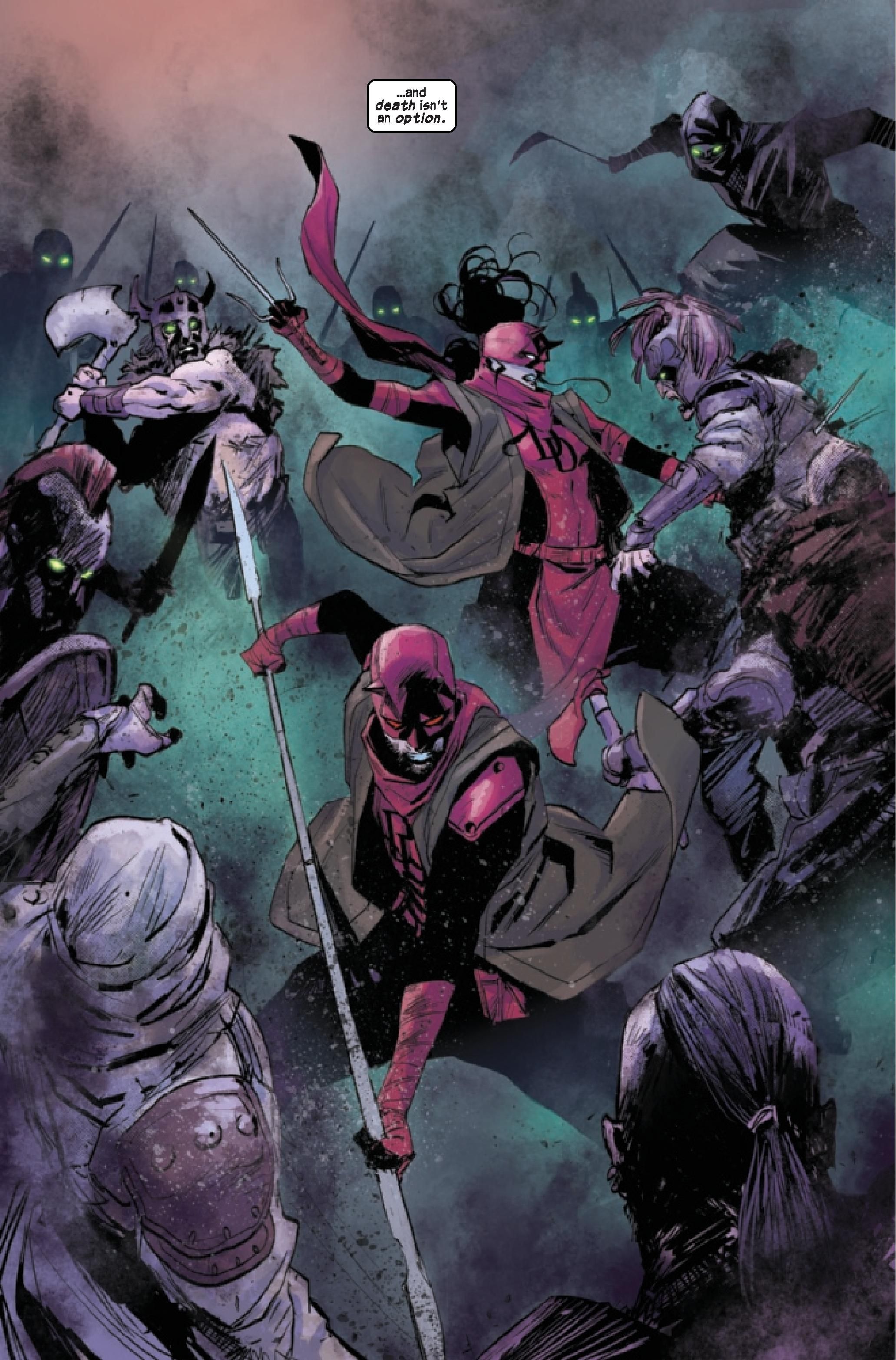 Daredevil's Ninja Feud Begins With Insane Zombie Action