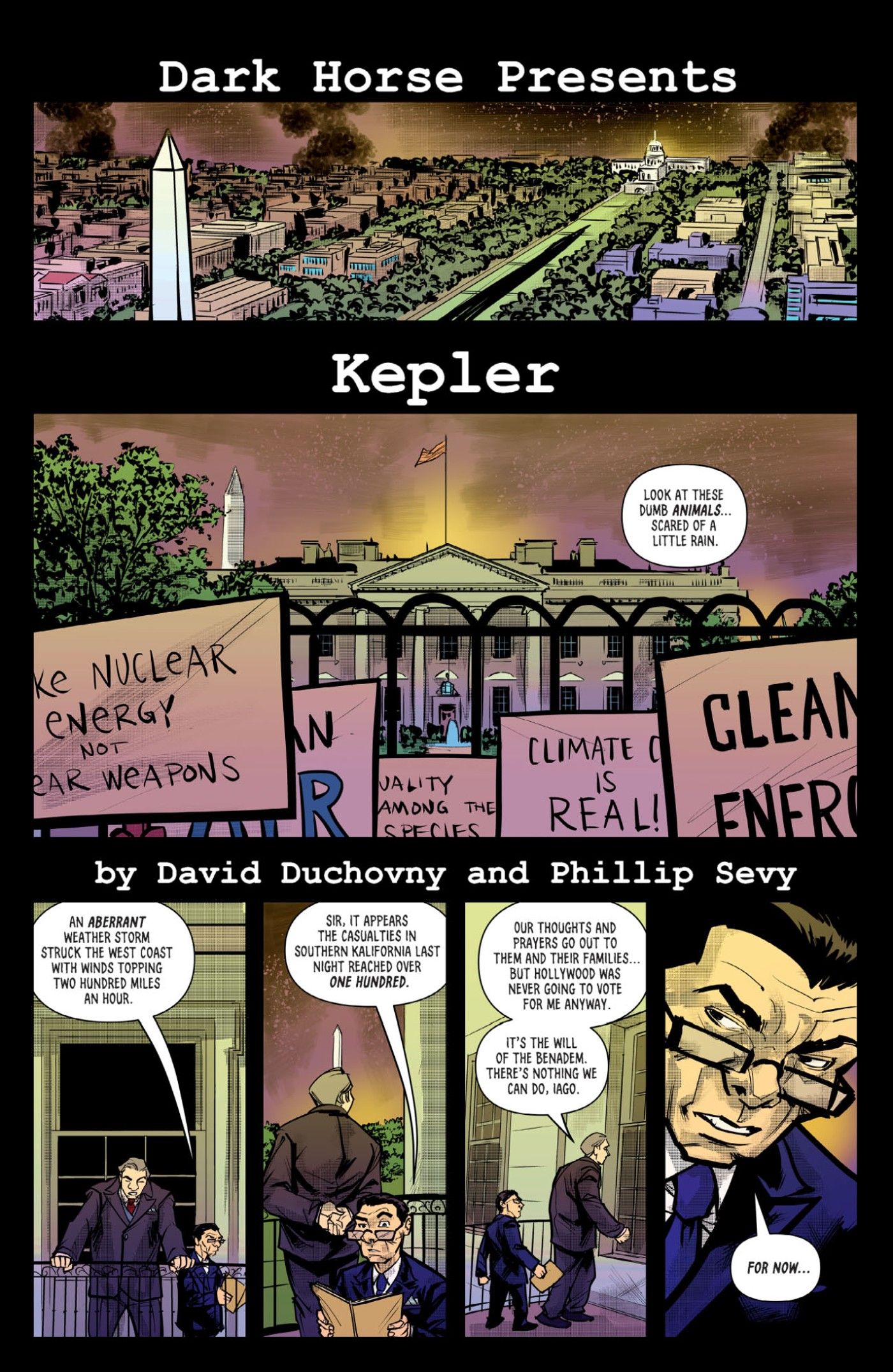 David Duchovny's First Graphic Novel KEPLER Rewrites Human History ...