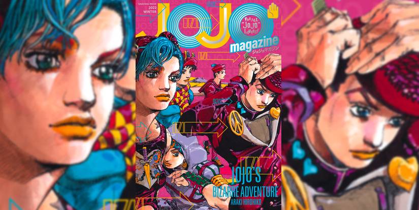 Jojo Magazine Winter 2022 Cover Featuring New Araki Art Revealed