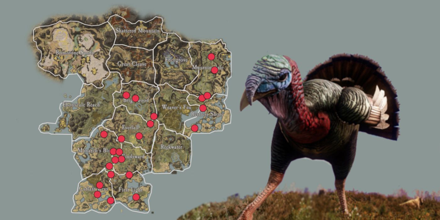 New World: All Turkey Terror Boss Locations (Turkulon Event)