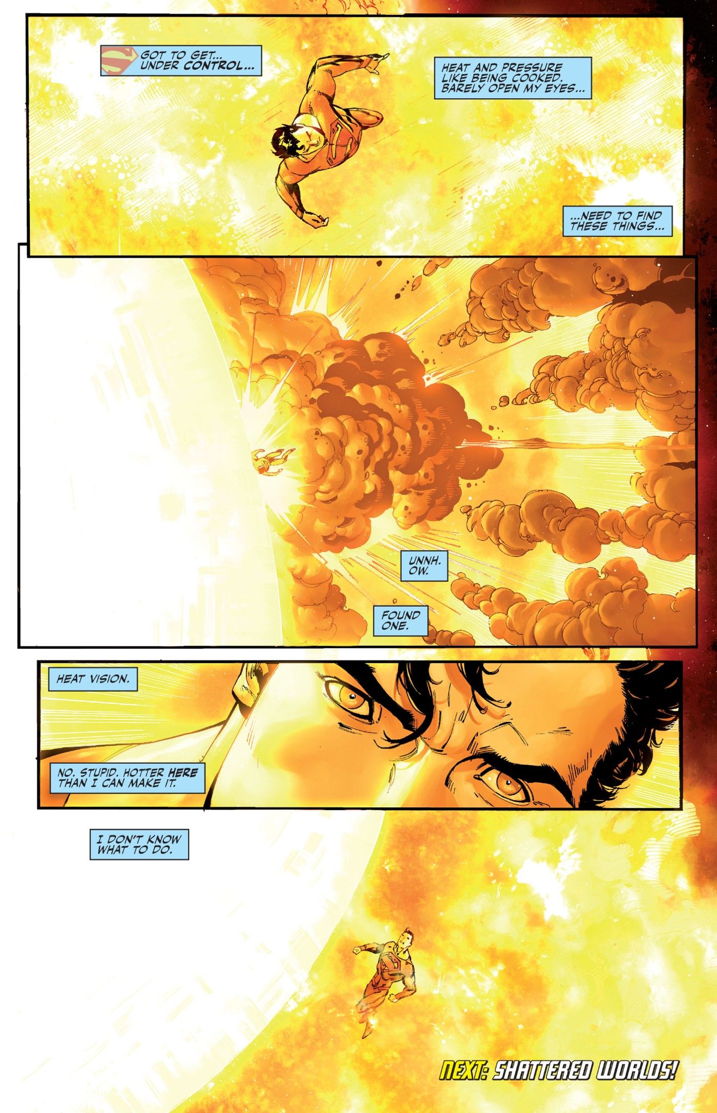 Superman Admits the Maximum Limit of His Heat Vision