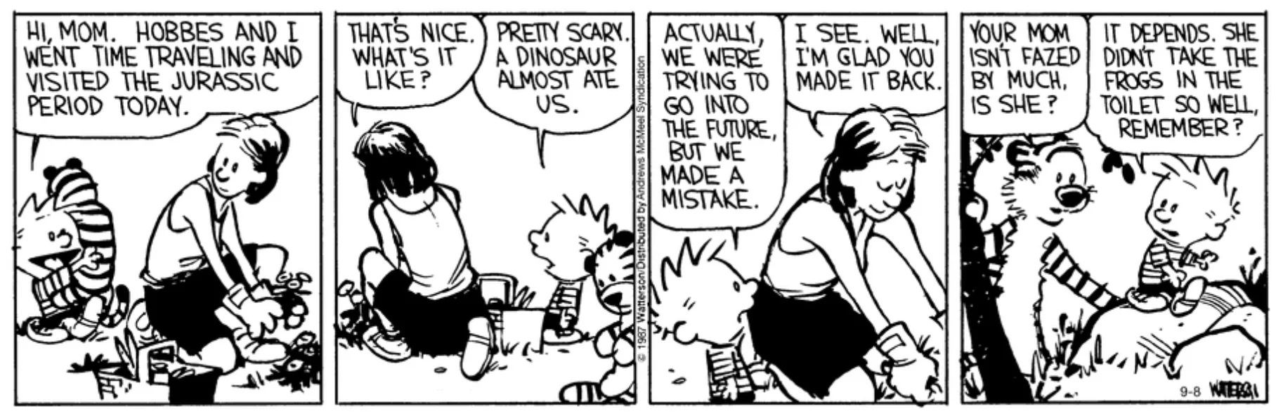 10 Funniest Calvin And Hobbes Comics About Parenting