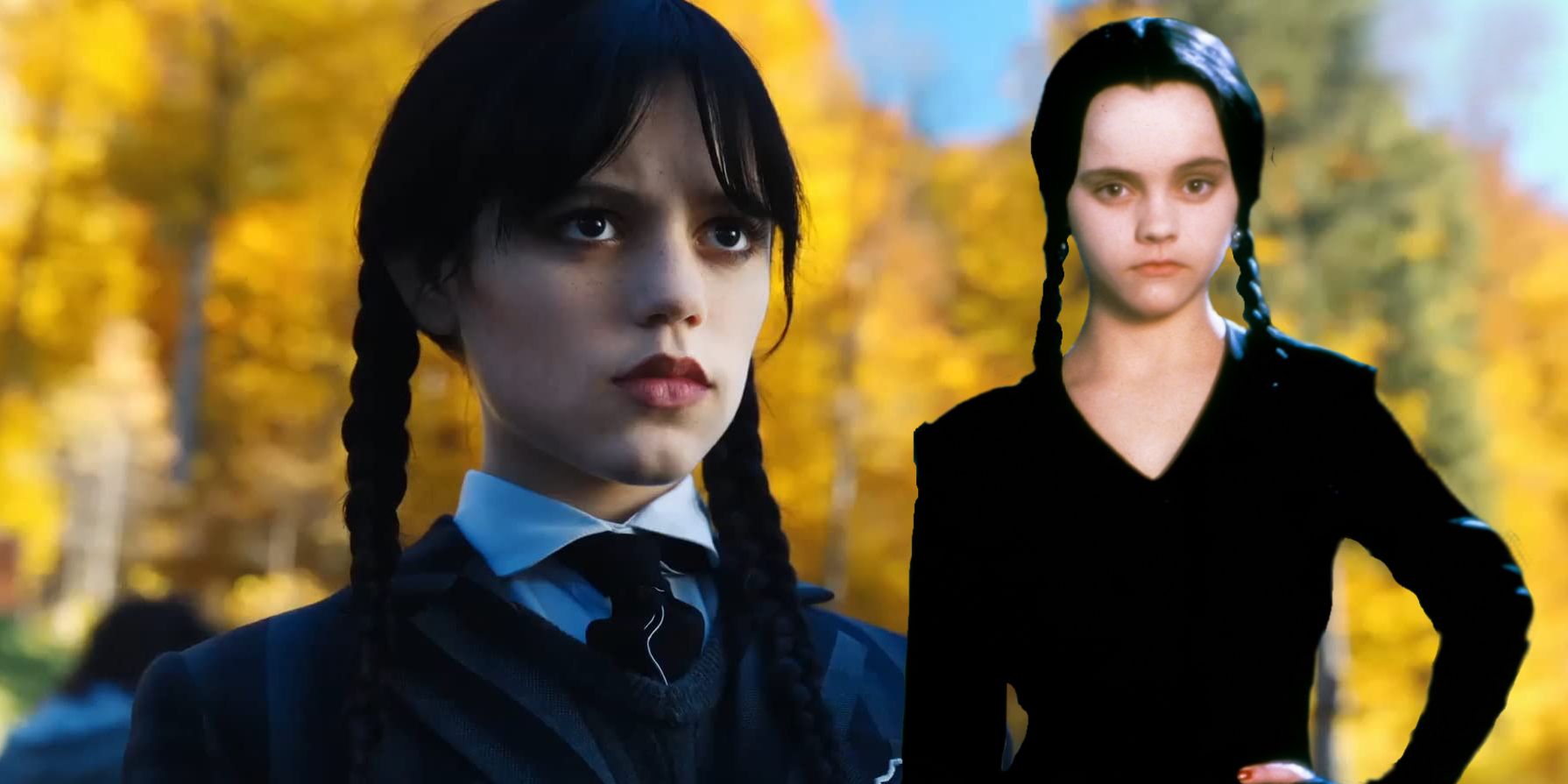 Manga How Jenna Ortega's Wednesday Compares To Christina Ricci's ...