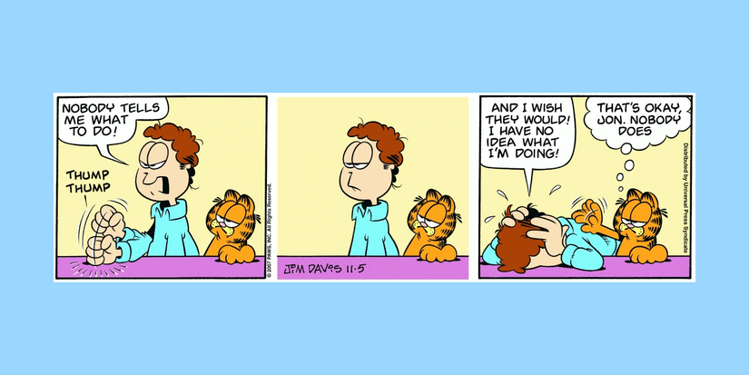 11 Darkest Garfield Comics By Jim Davis