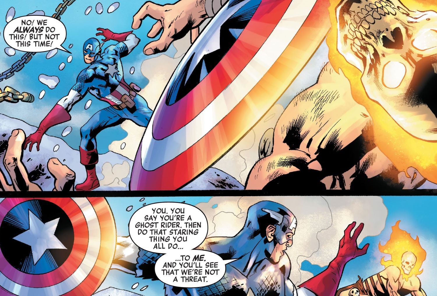Captain America Is Getting Really Sick Of Superhero Team-Up Tropes