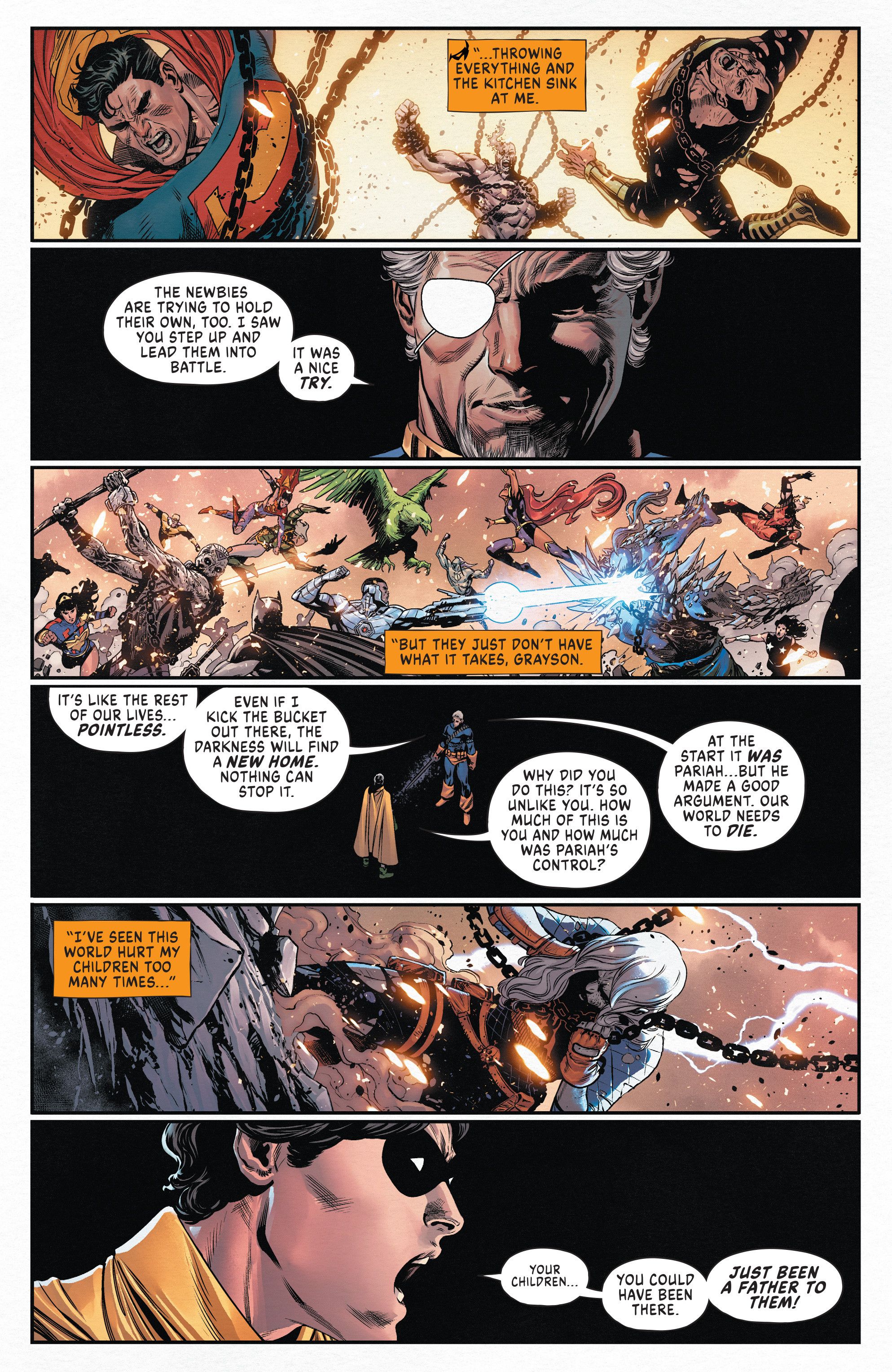 Slade Vs Nattvinge Nightwing Vs Deathstroke Decides DC's Future In