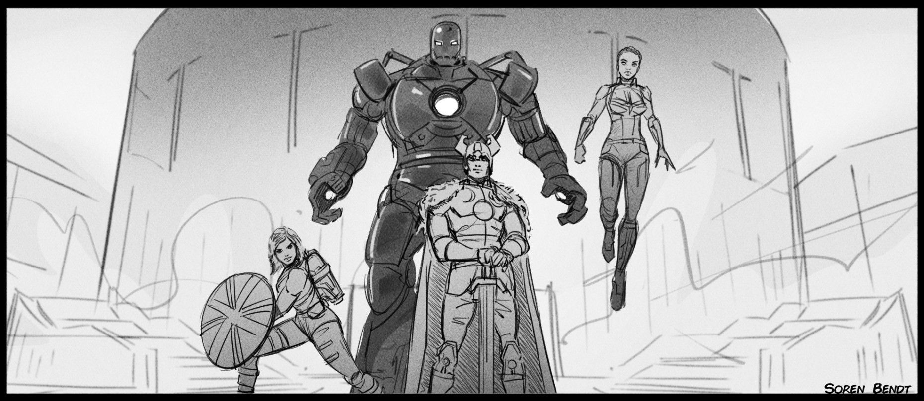 Iron Man Variant Joins Doctor Strange 2's Illuminati In Storyboards