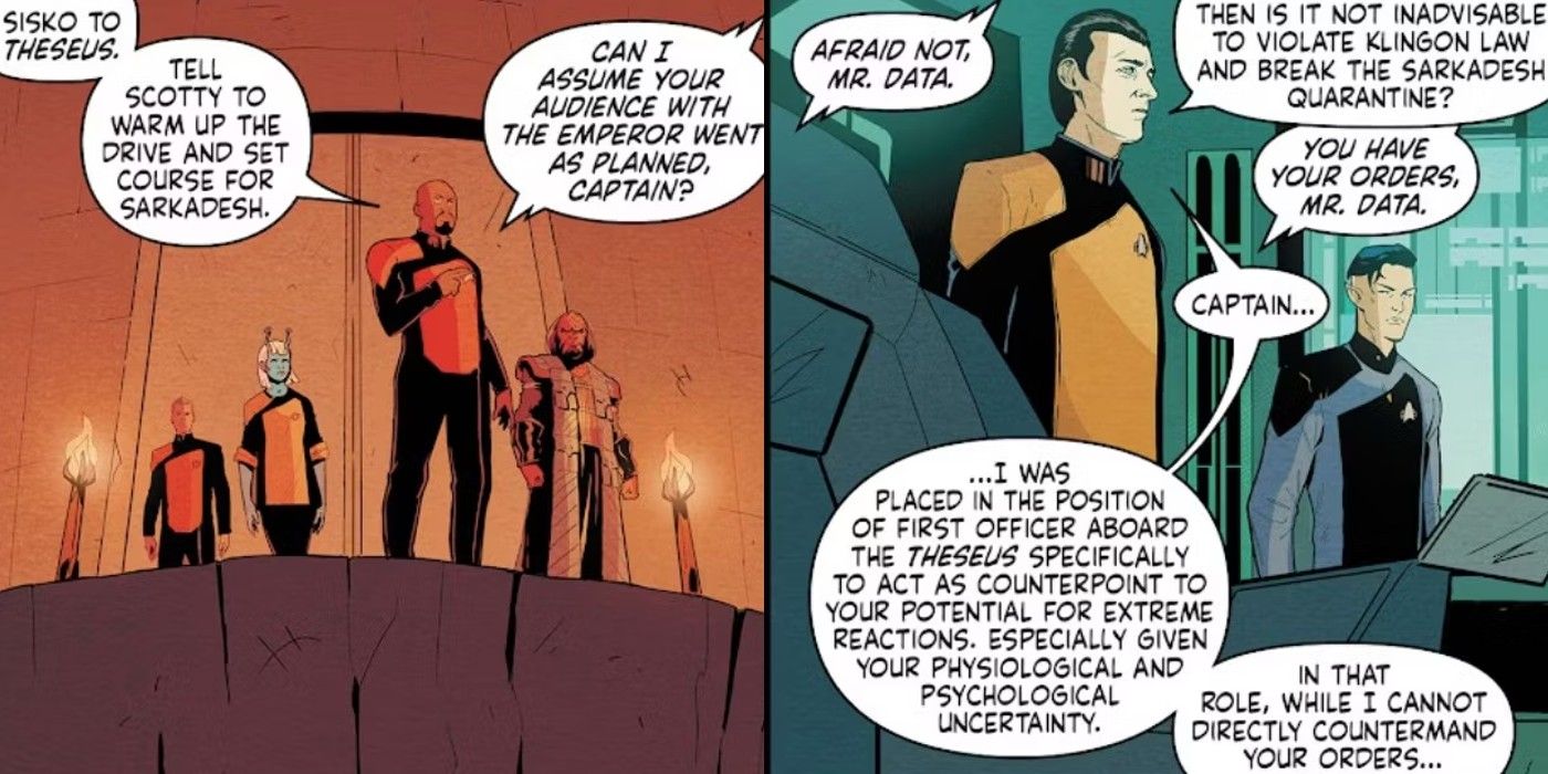 Star Trek: Data Explains the Real Reason Picard Doesn't Trust Sisko