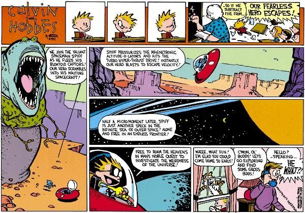 Calvin And Hobbes: 10 Funniest Spaceman Spiff Strips