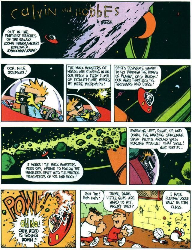 Calvin And Hobbes: 10 Funniest Spaceman Spiff Strips
