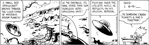 Calvin And Hobbes: 10 Funniest Spaceman Spiff Strips