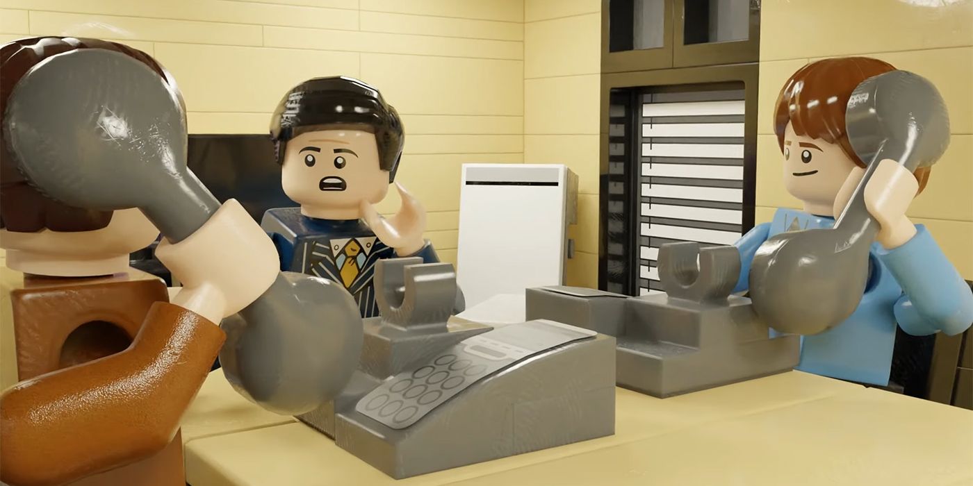 The Office's Silly Jim & Dwight Scene Gets Perfect LEGO Recreation