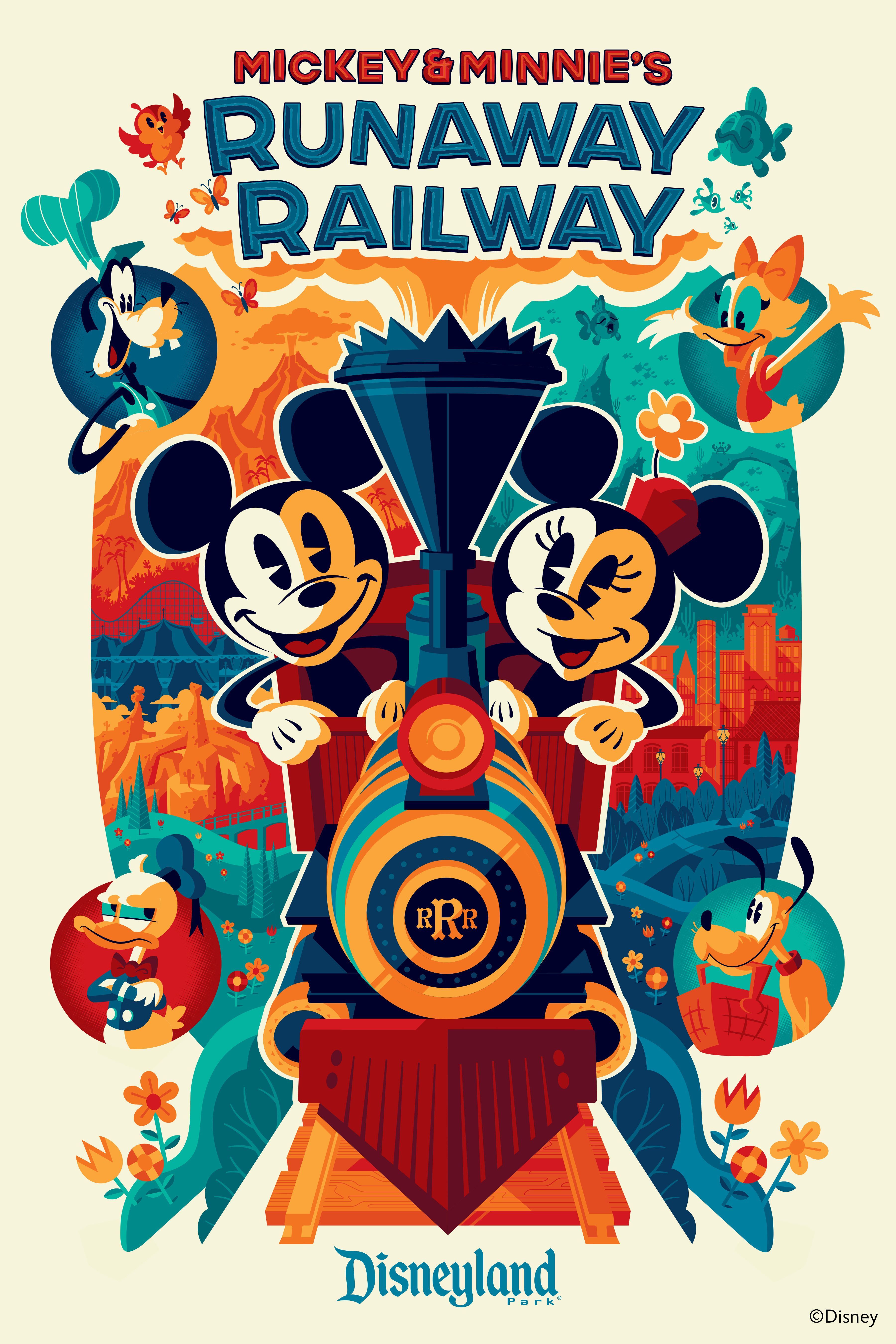 Disneyland's Mickey & Minnie’s Runaway Railway & New Nighttime ...