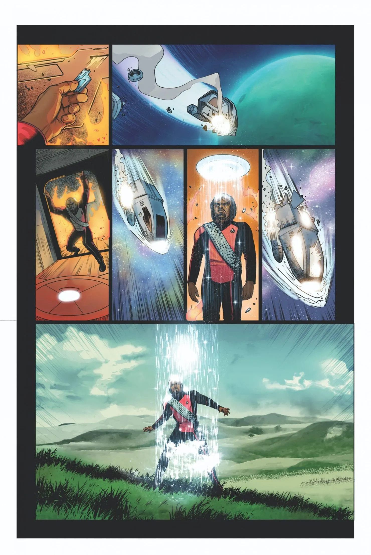 Star Trek: Worf, Spock & Sisko Collide in First Crossover Images