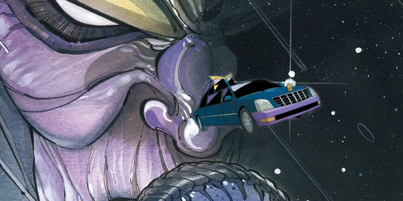 Thanos Debuts His Most Ridiculous Ride Since the Thanos-Copter