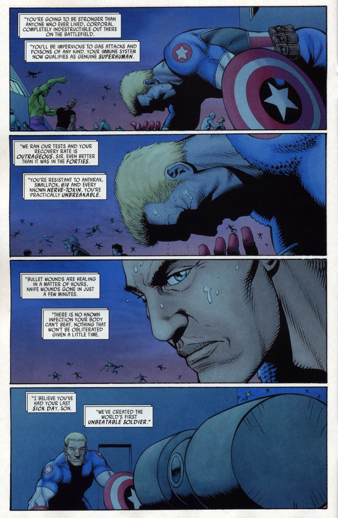 Captain America's Super-Immune System Is His Most Extreme Power