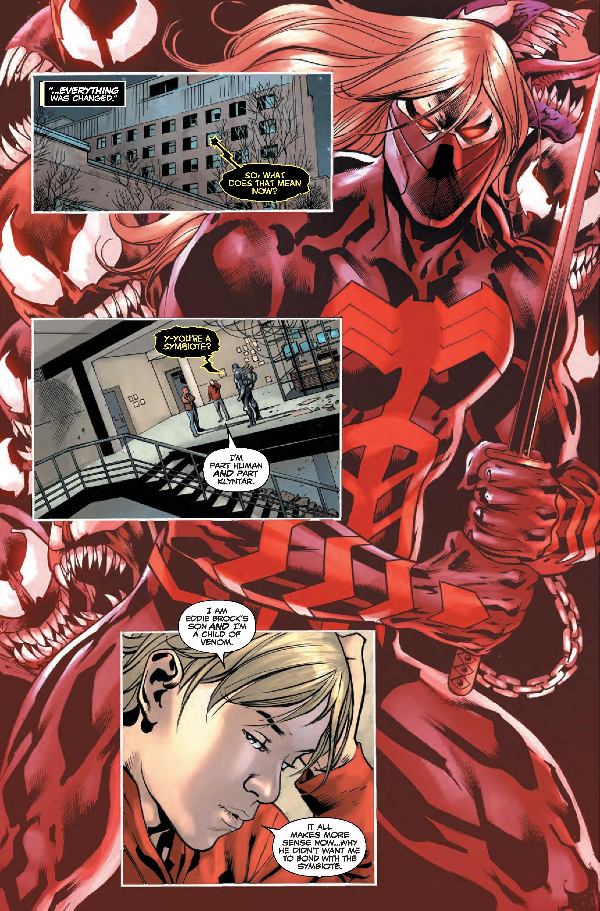 Venom's Son Finally Faces His Father In Marvel's Dark Web